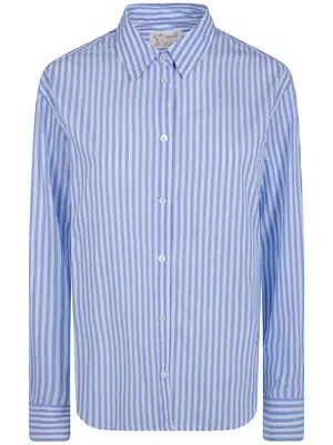 MC2 SAINT BARTH Meredith Cotton Shirt - Blue