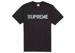 Supreme Hard Tee Shirt - Black
