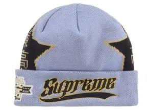 Supreme New Era Stars Beanie - Grey