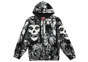 Supreme Supreme The Misfits Zip Up Hooded Sweater - Black