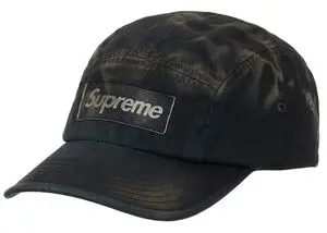 Supreme Overdyed Camp Cap - Black
