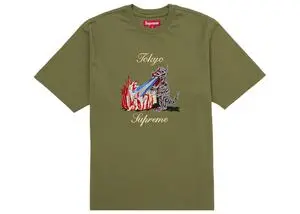Supreme Monster Short Sleeve Top - Light Olive
