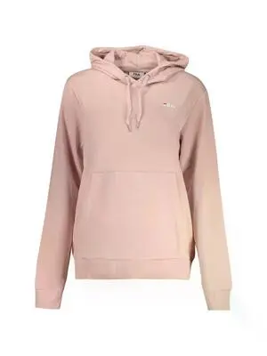 FILA Logo-patch Cotton Hoodie - Pink