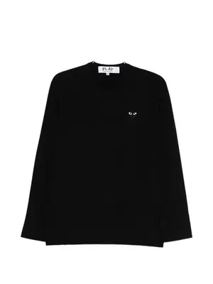 Play Comme Des Garcon Cotton T-shirt - Black