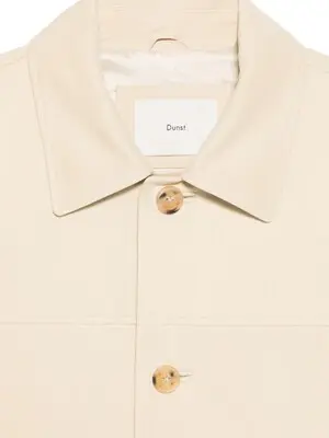 DUNST Vegan Leather Jacket - Beige