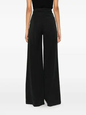 VIA MASINI 80 Linen Blend Trousers