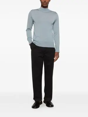 THE ROW Nari Wool Sweater - Sky Blue