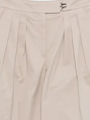 Emporio Armani Cotton Wide Leg Trousers