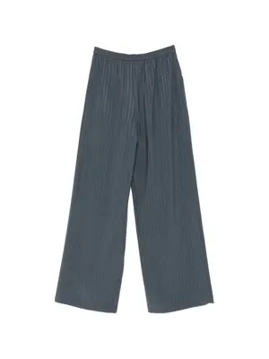 Emporio Armani Blue Pinstriped Trousers