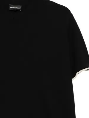 Emporio Armani Cotton Knitted T-shirt - Blue