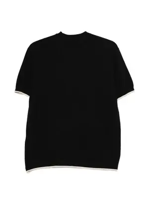 Emporio Armani Cotton Knitted T-shirt - Blue