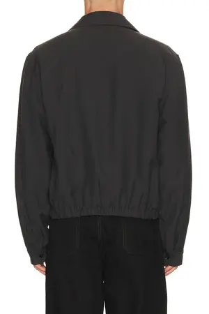 LEMAIRE Short Blouson - Ash Black