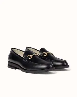 DUKE + DEXTER Wilde Black Bit Loafer