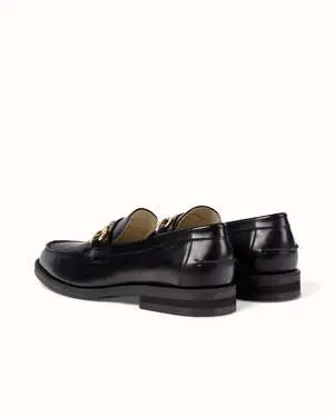 DUKE + DEXTER Wilde Black Bit Loafer