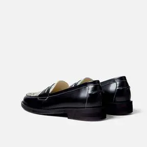 DUKE + DEXTER Wilde Sacred Spring Penny Loafer - Black