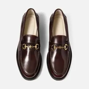 DUKE + DEXTER Wilde Plus Bit Loafer - Buffed Red