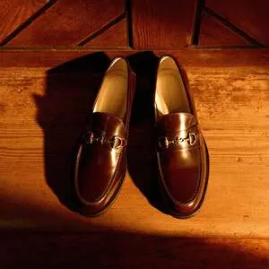 DUKE + DEXTER Wilde Plus Bit Loafer - Buffed Red
