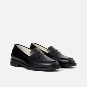 DUKE + DEXTER Wilde Penny Loafer - Black