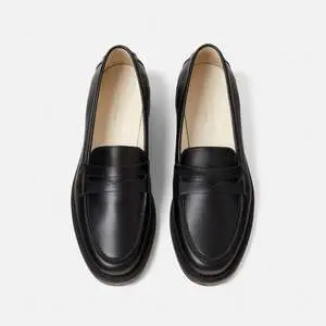 DUKE + DEXTER Wilde Penny Loafer - Black