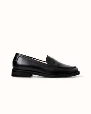 DUKE + DEXTER Wilde Penny Loafer - Black