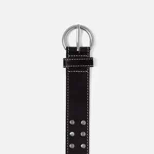 DUKE + DEXTER Ellis Ny Belt - Silver Studded