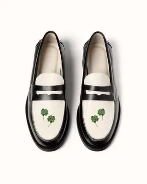 DUKE + DEXTER Wilde Penny Loafer - Clover