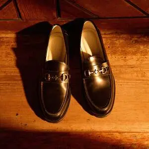 DUKE + DEXTER Wilde Plus Bit Loafer - Black
