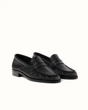 DUKE + DEXTER Ezra Tumbled Ruched Loafer
