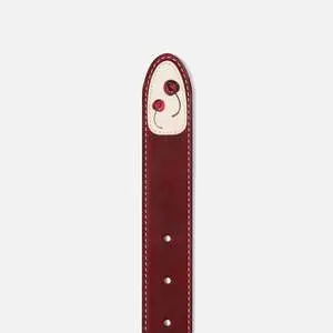 DUKE + DEXTER Ellis Belt - Red Cherry
