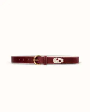 DUKE + DEXTER Ellis Belt - Red Cherry