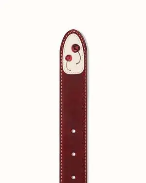 DUKE + DEXTER Ellis Belt - Red Cherry