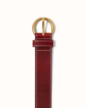 DUKE + DEXTER Ellis Belt - Red Cherry