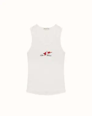DUKE + DEXTER Logo Ribbed Vest