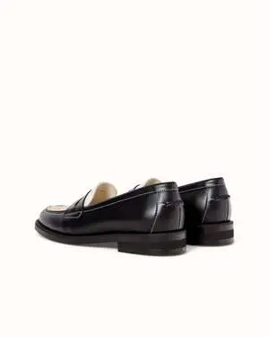 DUKE + DEXTER Wilde Penny Loafer With Western Graphic Print - Advanced Guard