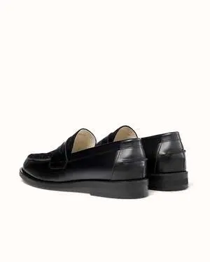 DUKE + DEXTER Wilde Vine Penny Loafer - Black