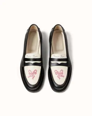 DUKE + DEXTER Wilde Penny Loafer - Bow