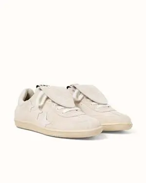 DUKE + DEXTER Plus Duke Off-white Lace-up Sneakers - Suede