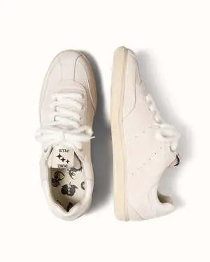 DUKE + DEXTER Plus Duke Off-white Lace-up Sneakers - Suede