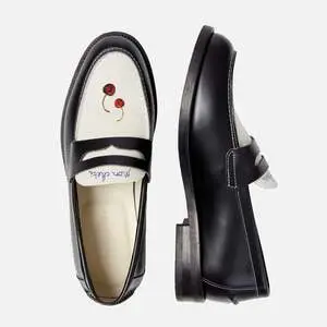 DUKE + DEXTER Wilde Penny Loafer - Cherry