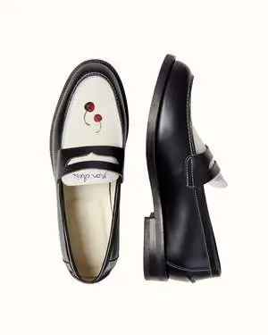 DUKE + DEXTER Wilde Penny Loafer - Cherry