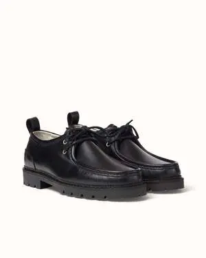 DUKE + DEXTER Moby Lace-up Leather Boots - Black