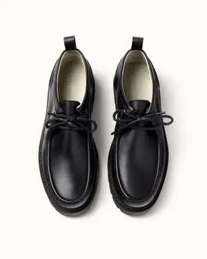 DUKE + DEXTER Moby Lace-up Leather Boots - Black