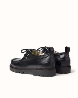 DUKE + DEXTER Moby Lace-up Leather Boots - Black