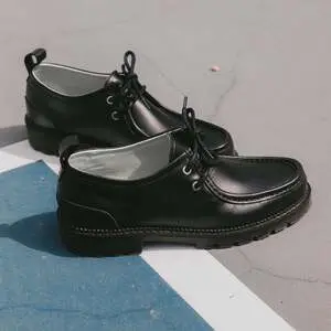 DUKE + DEXTER Moby Lace-up Leather Boots - Black