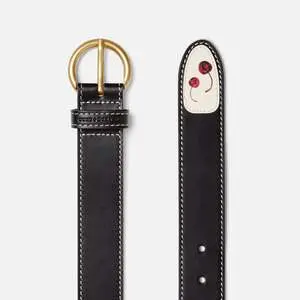DUKE + DEXTER Ellis Belt - Cherry