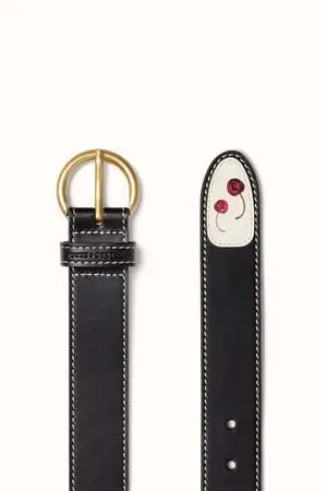 DUKE + DEXTER Ellis Belt - Cherry