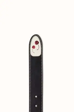 DUKE + DEXTER Ellis Belt - Cherry
