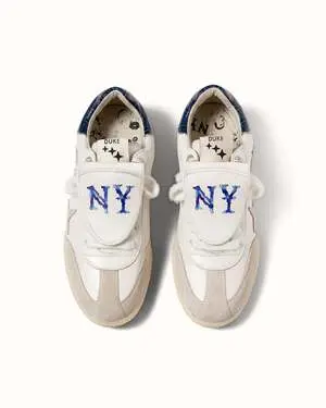 DUKE + DEXTER Plus Duke White + Navy Sneakers - Ny