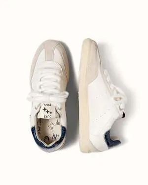 DUKE + DEXTER Plus Duke White + Navy Sneakers - Ny