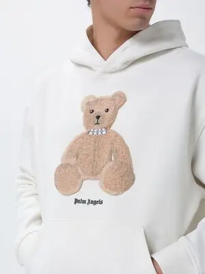Palm Angels Teddy Bear Hoodie - Brown
